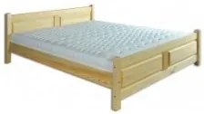 Dřevěná masivní postel 160x200 cm LK115 borovice masiv-přirodní
