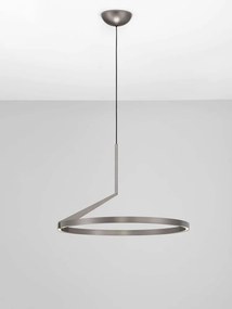 Hliníkové LED stmívatelné závěsné svítidlo ve stříbrné barvě ø 60 cm Tilia – Nova Luce