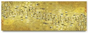 Lenbutik Lněný běhoun na stůl  Gustav Klimt Adele Bloch Bauer II Rozměry ubrusů: 142x50 cm