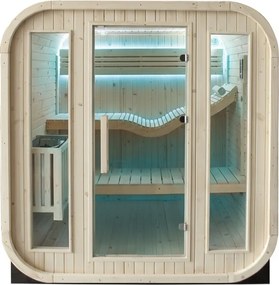 BPS-koupelny Finská zahradní sudová sauna  180x200, 2-4 osoby