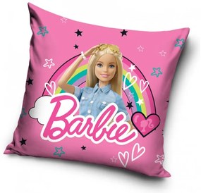 Carbotex Povlak na polštářek 40x40 cm - Barbie  Kouzelná duha