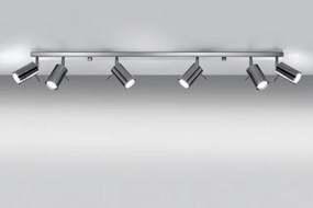 Bodové svítidlo SOLLUX Ring 6l GU10 6x40W bez zdroje SL.0732 chrom