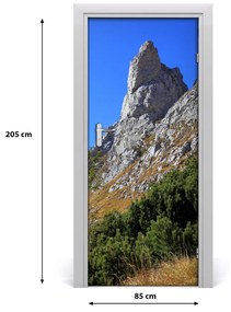 Fototapeta na dveře malý Giewont Tatry 85x205 cm