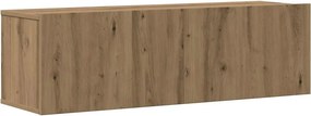 Sada 6 kusů nástěnné TV skříňka dub artisan kompozitní dřevo 3329150