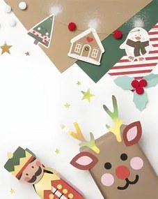 FOLIA Vánoční kreativní sada Wow / 133 dílů / 14 dekorací