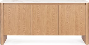 BIZZOTTO Komoda GAVRIEL hnědá 160x80 cm 8051836840829