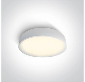 ONE Light 62125D/W/W stropní LED svítidlo slim, bílé, 25W, 3000K, ø40cm, IP20