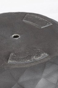 BIZZOTTO Set 3 květináčů PYRAMID antracit 0790636