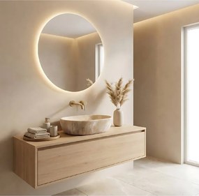 Rea Amelia, umyvadlo na desku 480x345x135 mm, imitace kamene Savana Matt, REA-U3000