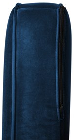 Elegantní tmavě modrá čalouněná pohovka pro 2 LOKKA Beliani