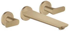 Axor Citterio C - Vanová baterie pod omítku, 3-otvorová instalace, kartáčovaný bronz 49483140