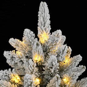 Umělý vánoční stromek se 150 LED a sněhem 120 cm 3315763
