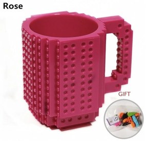 Stavebnicový hrnek LEGO Barevná varianta: Rose Red