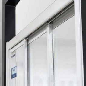 Roth Lega Line obdélníkový sprchový kout 100 x 90 x 185 cm bílý grape PD3N/1000_LLBD/900_bi_gr Koupelny Bernold