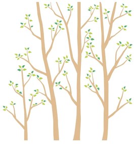 Velkoformátové stromy - samolepka na zeď