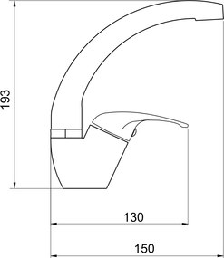 Novaservis Titania Iris Umyvadlová dřezová baterie, chrom, 92016,0