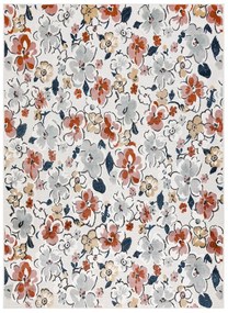 Dywany Łuszczów Kusový koberec Botanic 65239 flowers ecru ROZMĚR: 157x220