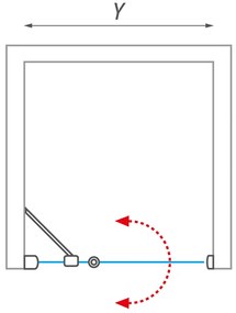 Roth Limaya Line sprchové dveře 110 cm brillant transparent LYE4/1100_LZ Koupelny Bernold