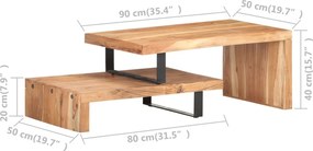vidaXL 2dílný set konferenčních stolků masivní akáciové dřevo [320394]