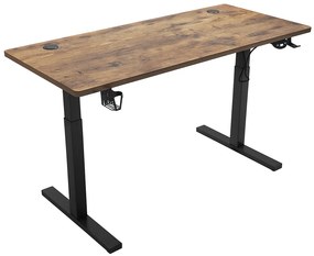 Herní stůl BR01 LOFT s černým rámem 120 cm