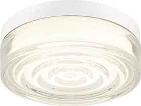 LA 1010211 CYFT WAVE XL Přisazené nástěnné a stropní svítidlo, 2700/3000/4000 K, 15 W, PHASE, 105°, IP65 černá / čirá - BIG WHITE (SLV)