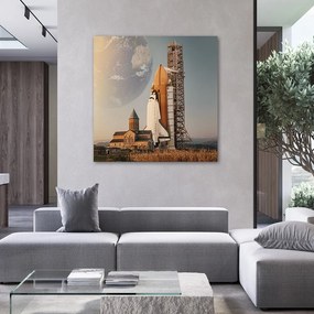 Gario Obraz na plátně Cesta na Zemi - Zehem Chong Rozměry: 30 x 30 cm