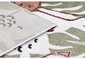 Dywany Luszczow Dětský kusový koberec FUN Flami, plameňáci krém Rozměr koberce: 140 x 190 cm