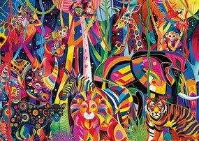 Ravensburger 120018391 Barevná džungle 500 dílků / věk od: 12 let / ve