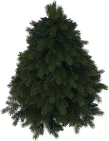 3D vánoční stromek, zelená, 120 cm, CHRISTMAS TYP 9