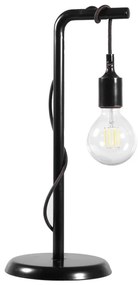 ONLI - Stolní lampa WIRE 1xE27/15W/230V 50 cm černá