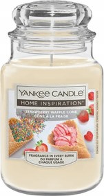 Yankee Candle Hi svíčka Strawberry Waffle Cone 538 g