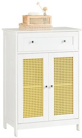 Sobuy SoBuy BZR120-W Koupelnová skříňka Koupelnový nábytek Žlutá 60x88x35cm