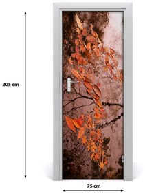 Fototapeta samolepící podzimní listí 75x205 cm