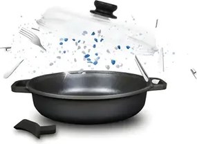 Risoli BLACKPLUS 28 cm / Kastrol s poklicí / nepřilnavý povrch / 3 l /