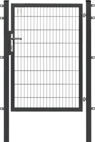 Floraworld Jednokřídlá branka Premium dvojitá výplň antracitová 120 x 160 cm