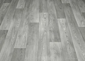 Breno PVC SMARTEX Sugar Oak 997L – šedé dřevo, šíře 400 cm