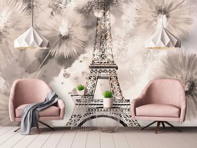 Malvis ® Tapeta Abstraktní Eiffelova věž Vel. (šířka x výška): 432 x 290 cm