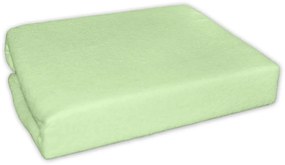 Nepromokavé froté prostěradlo do kočárku 75 x 35 - zelené Rozměry: 75x35