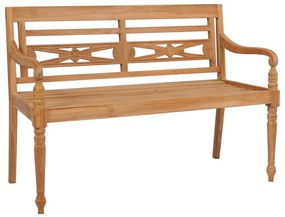 Lavice Spiga s modrou poduškou - 150 cm | masivní teak