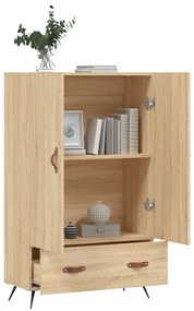 Skříň highboard dub sonoma 69,5 x 31 x 115 cm kompozitní dřevo