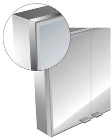 Emco Prestige - zapuštěná zrcadlová skříňka s LED osvětlením, 1215x665x17,4 mm 989706025