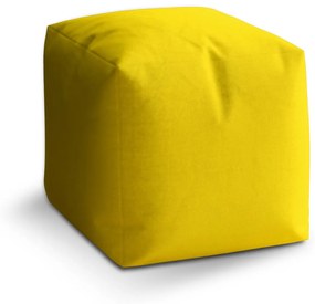 Sablio Taburet Cube Žlutá 2: 40x40x40 cm