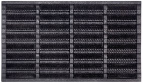 Hanse Home Collection koberce Rohožka Mix Mats Brushes 105648 Black ROZMĚR: 45x75