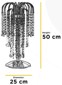 ONLI - Stolní lampa PIOGGIA 2xE14/6W/230V zlatá 50 cm
