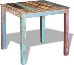 Jídelní stůl masivní recyklované dřevo 80 x 82 x 76 cm 243452