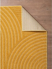 Okrově žlutý koberec 200x290 cm Whirl – ESTE