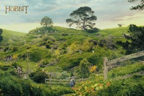 Umělecký tisk The Hobbit - Hobbiton