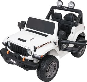 Ramiz Jeep Wrangler Rubicon LIFT elektrické autíčko pro děti bílé