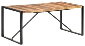 Jídelní stůl 180 x 90 x 75 cm masivní dřevo sheeshamový povrch - Default Title