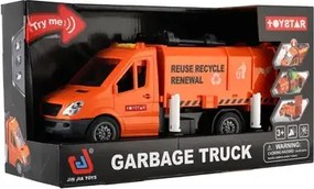 TEDDIES Auto popelářské / 30 cm / na setrvačník / se světlem a zvukem